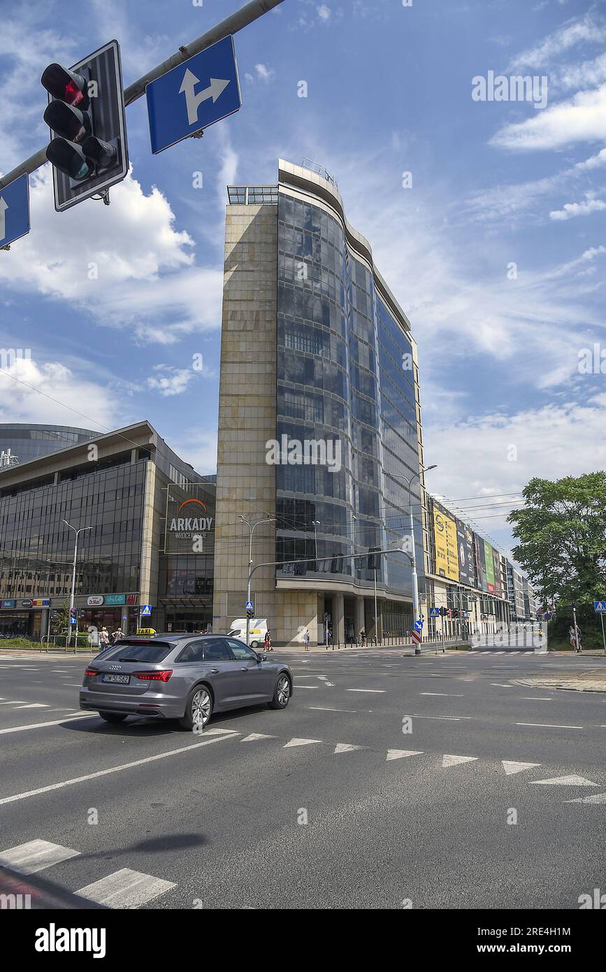 The modern architecture in one of the most beautiful cities in Poland ...