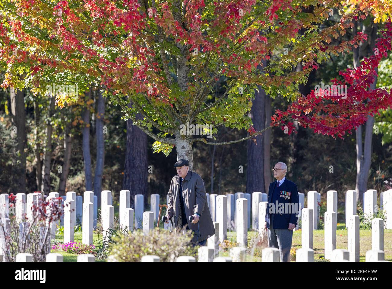 Sir Michael Caine as Bernard Jordan in The Great Escaper on location at ...