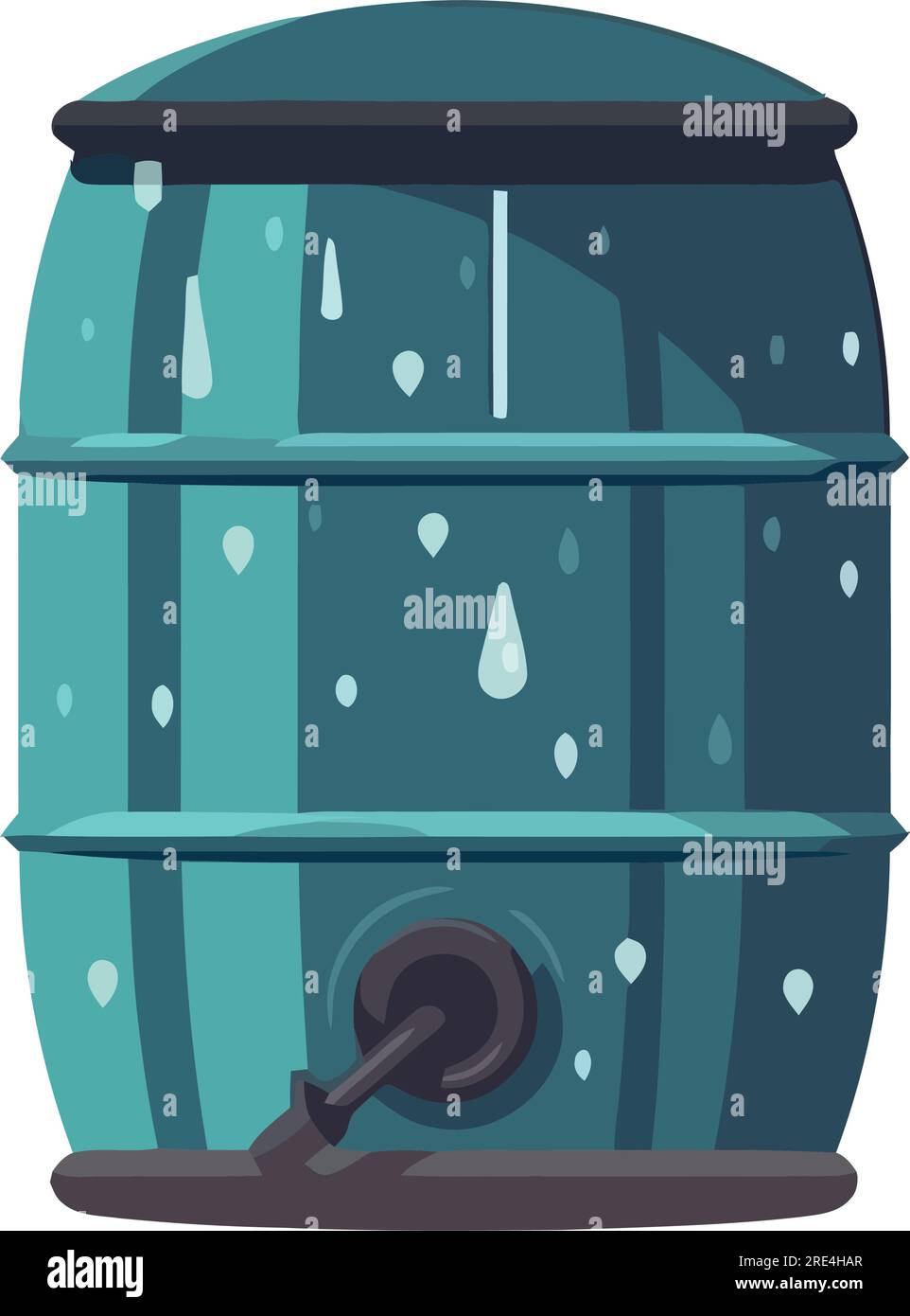 blue barrel design over white Stock Vector Image & Art - Alamy