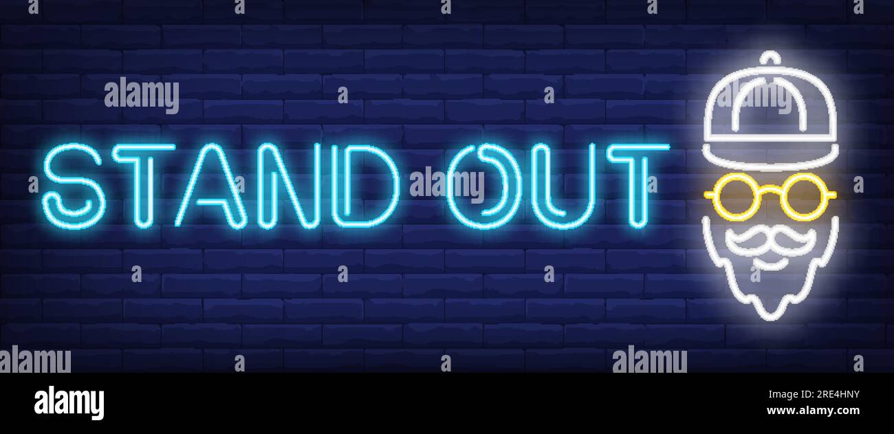 Stand out logo Stock Vector Images - Alamy