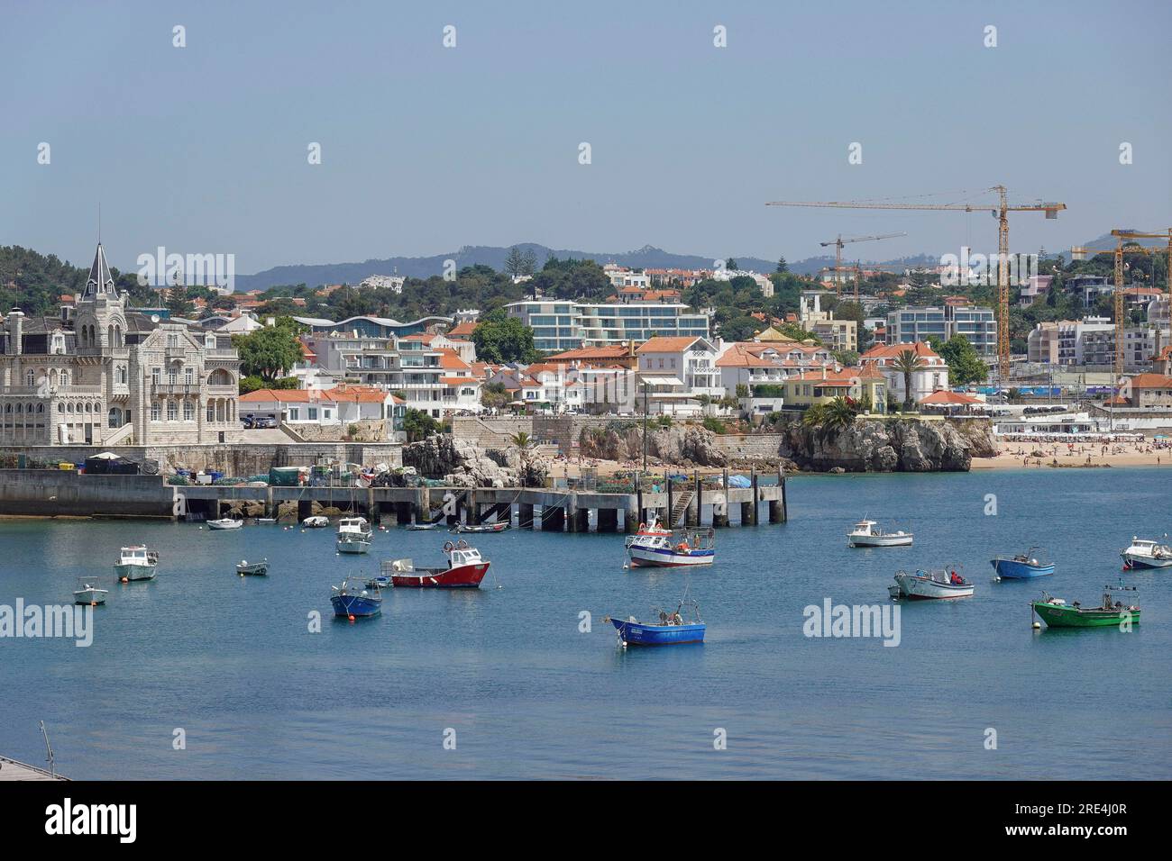 Portugal, Cascais (Lisbon) - Seaside town is an important tourist ...