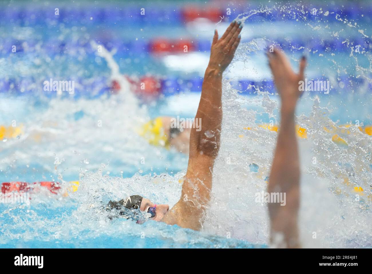 Regan Smith of United States competes at the women's 100m backstroke ...