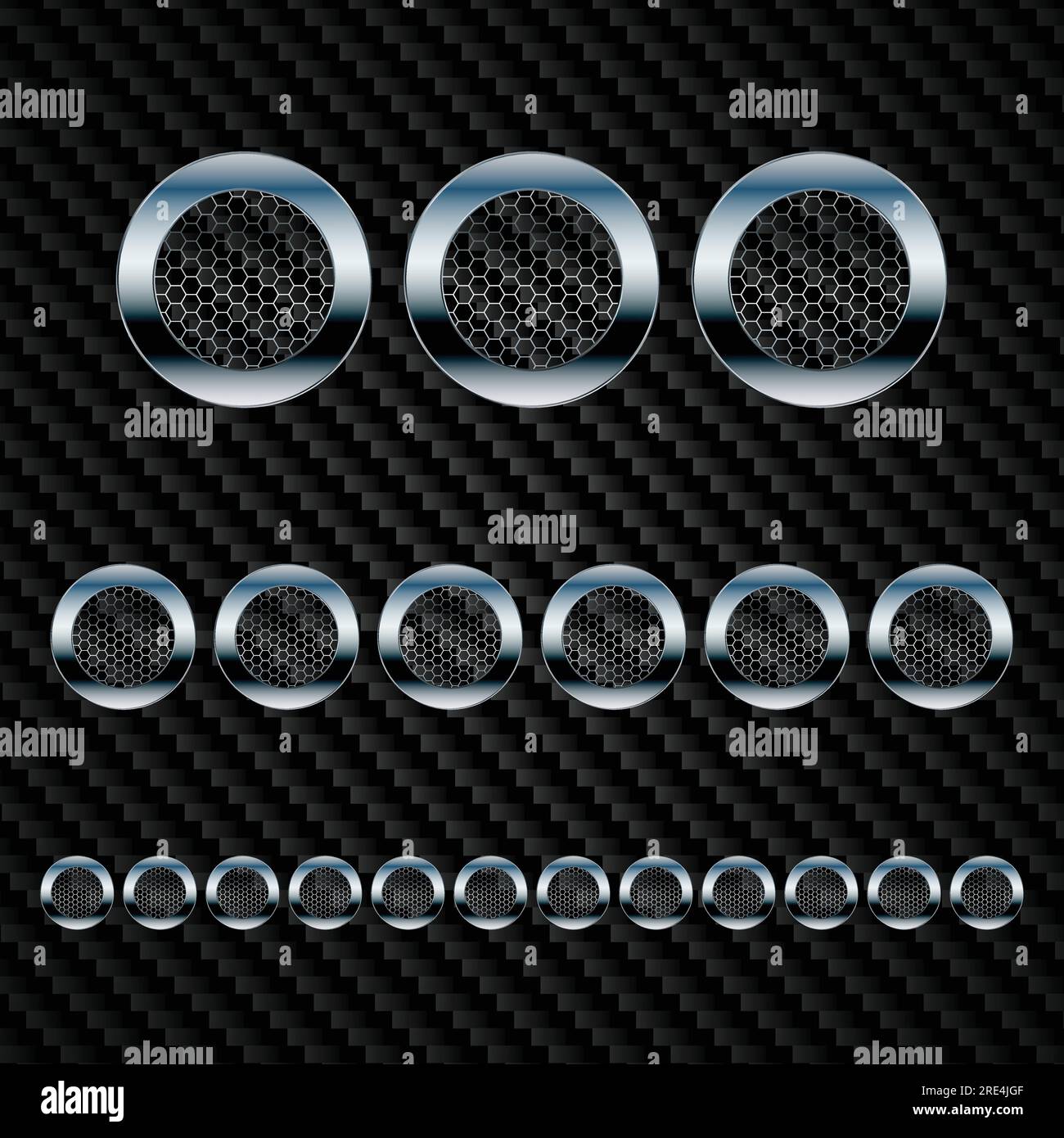 Metal circles hi-res stock photography and images - Alamy