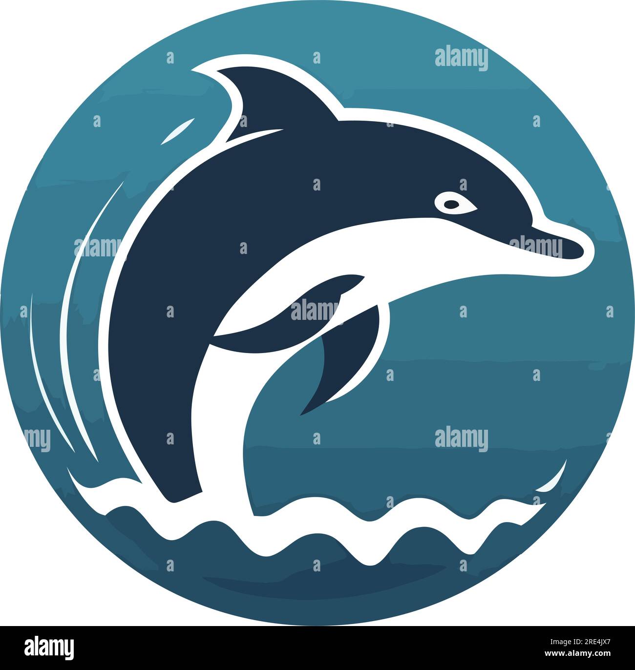 Sea jumping freedom Stock Vector Images - Alamy