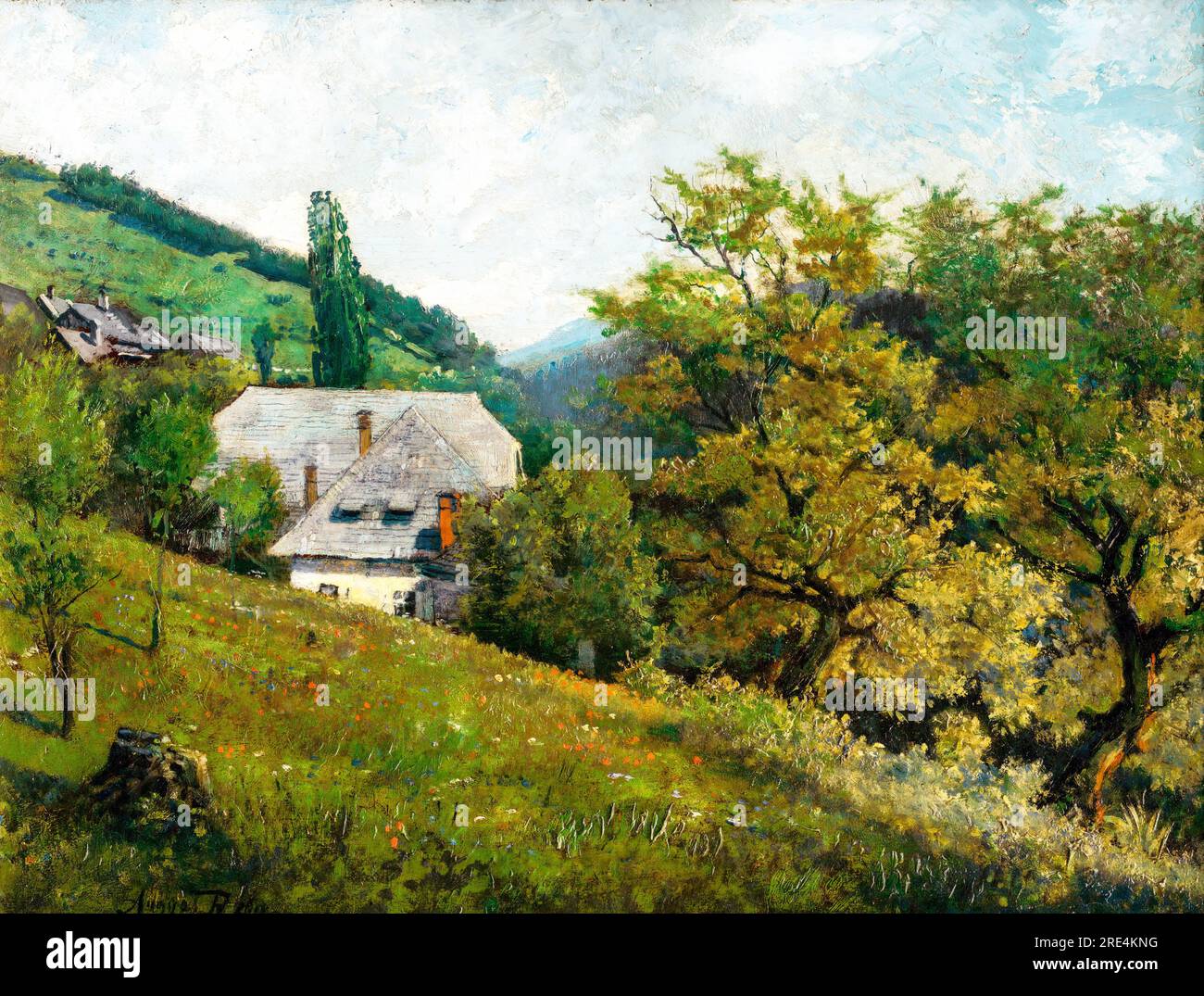 Landscape near kremnica, Vojtech Angyal Stock Photo - Alamy