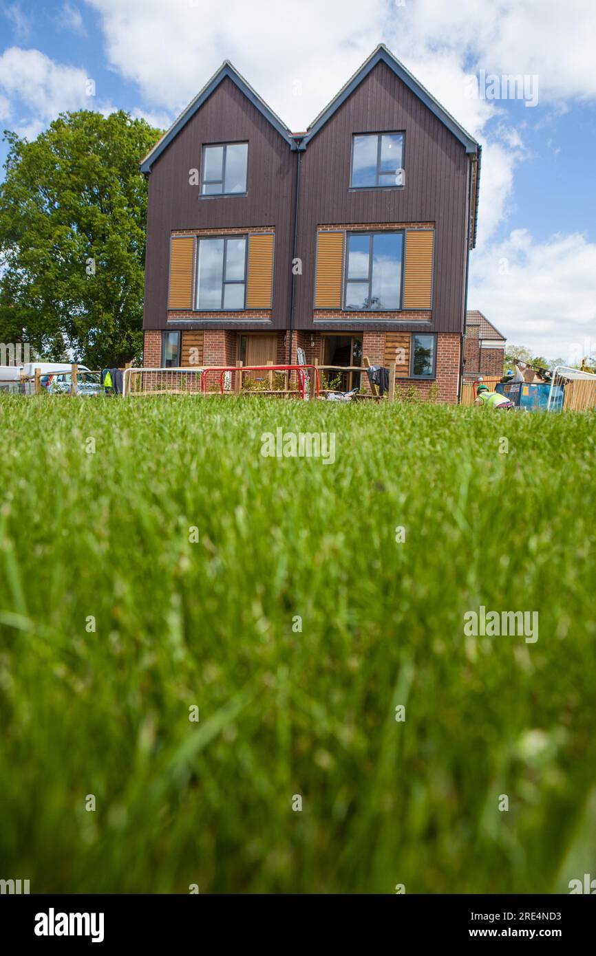 New homes under construction , Surrey, UK Stock Photo - Alamy
