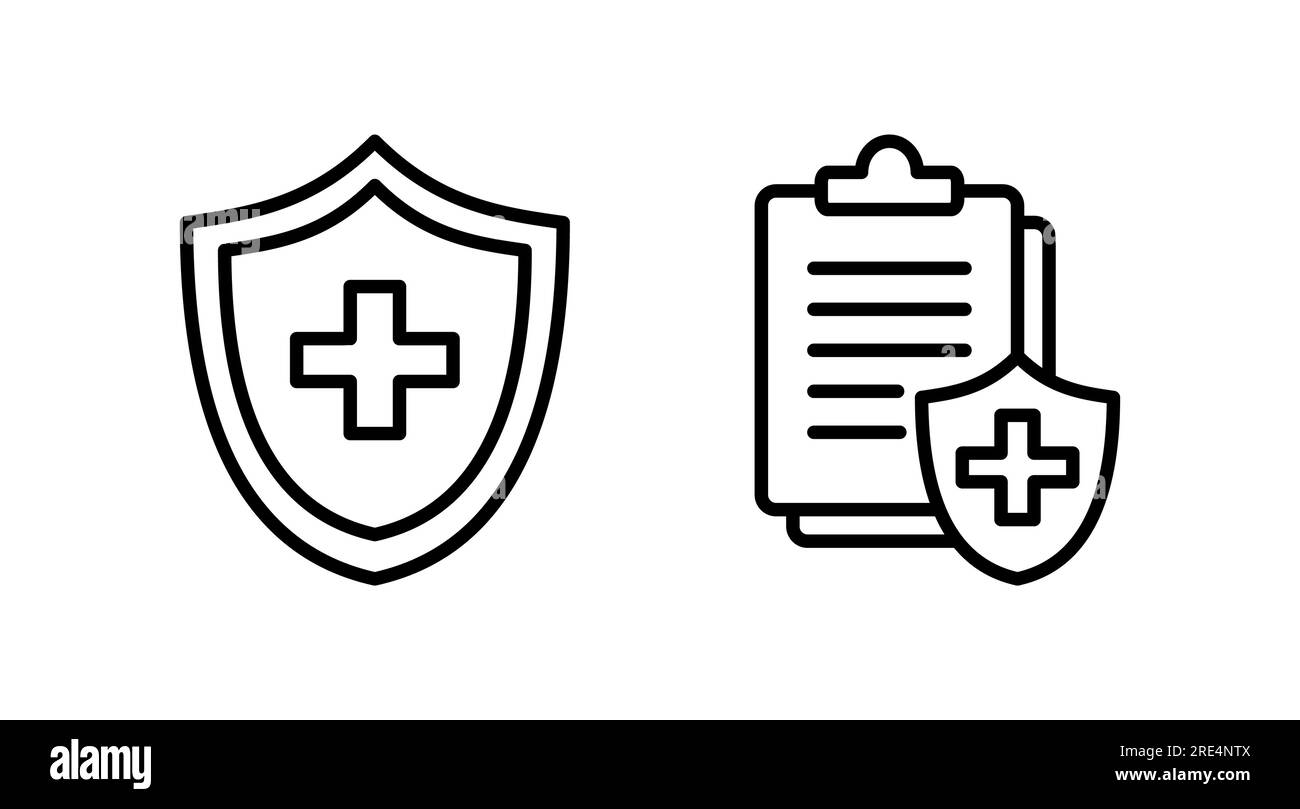 Health insurance icon vector. medical insurance icon Stock Vector Image ...
