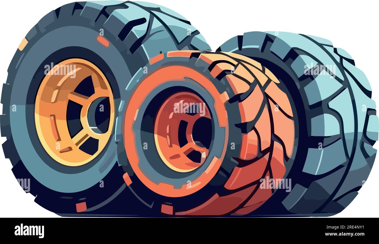 modern machinery wheel over white Stock Vector Image & Art - Alamy
