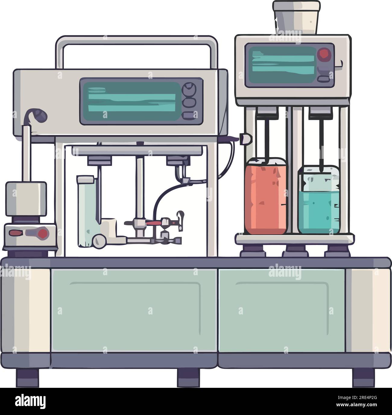 Automated machinery in modern factory Cut Out Stock Images & Pictures ...