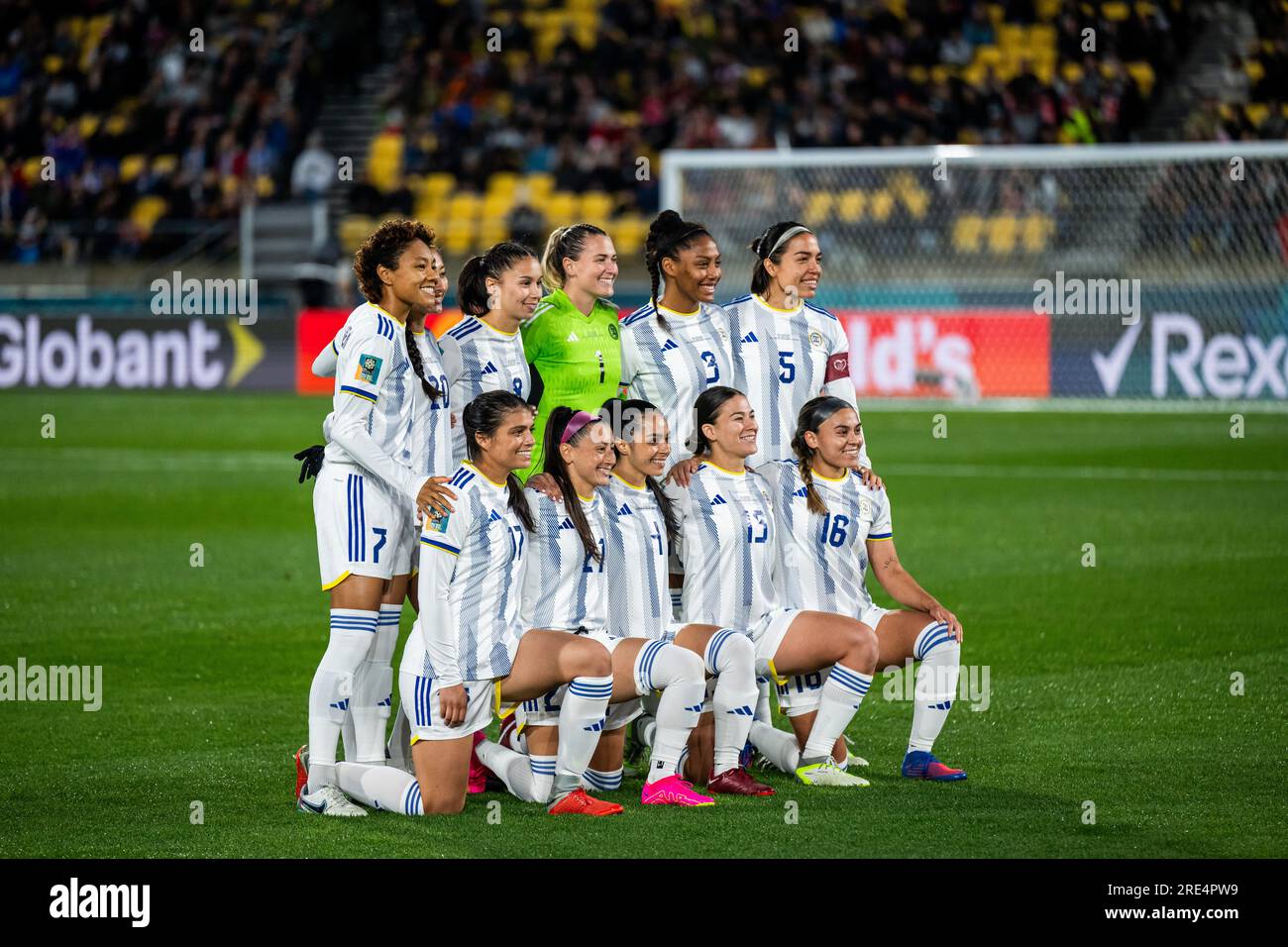 The starting eleven of, Philippines. , . pose for a photo ahead of the ...