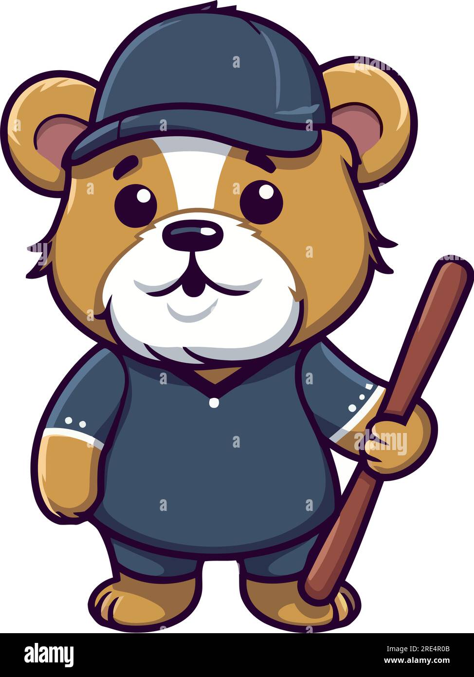 White dog baby playing Stock Vector Images - Alamy