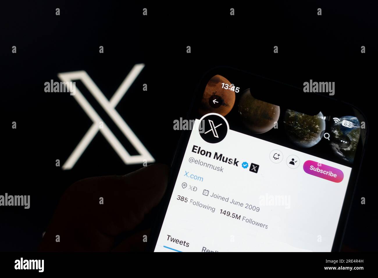 Edinburgh, Scotland, UK. 25 July 2023. A photo illustration showing ...