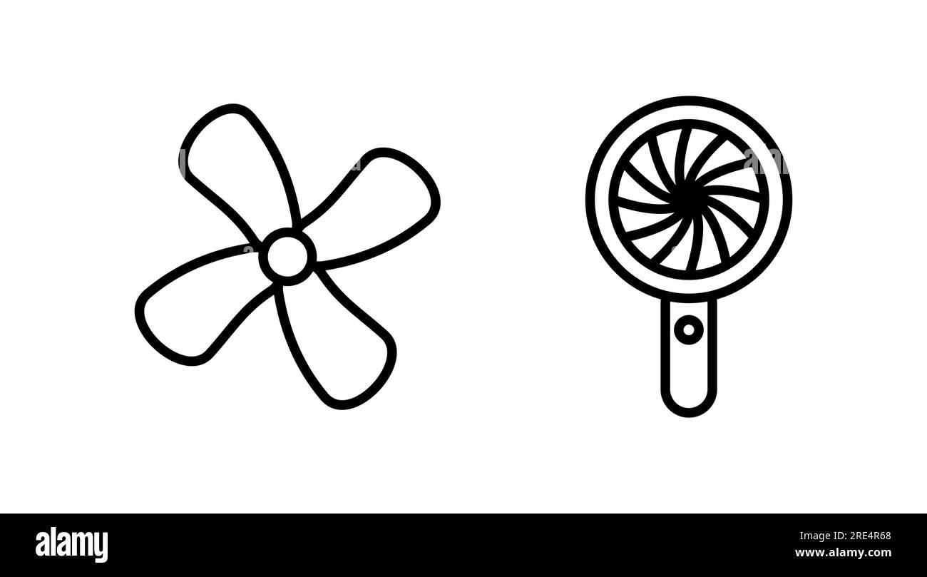 Fan icon vector. blower icon. propeller. ceiling Stock Vector Image ...