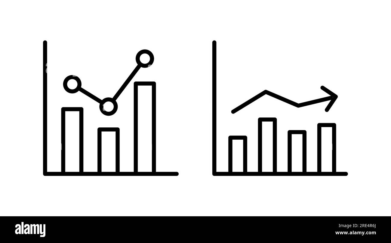 Growing graph Icon vector. Chart icon. Graph Icon Stock Vector Image ...