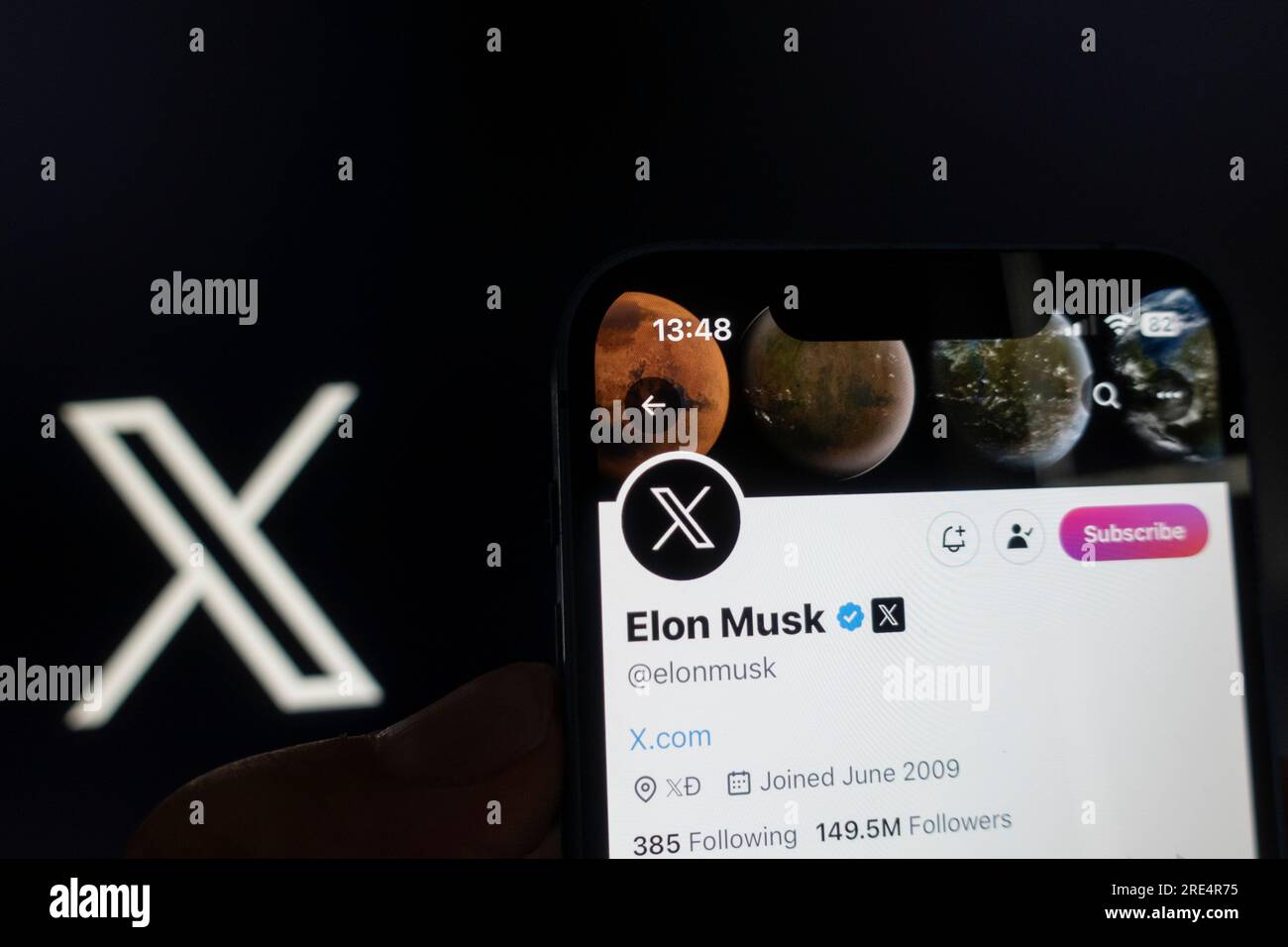 Edinburgh, Scotland, UK. 25 July 2023. A photo illustration showing ...