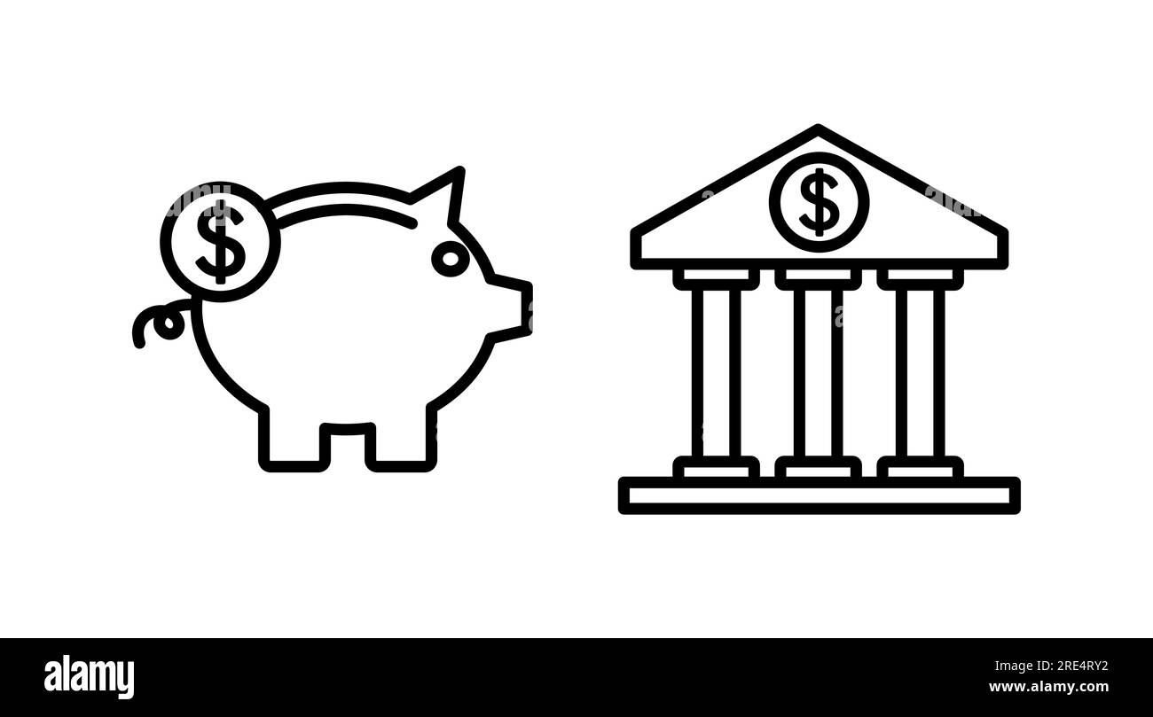 Bank icon vector. bank icon symbol Stock Vector Image & Art - Alamy