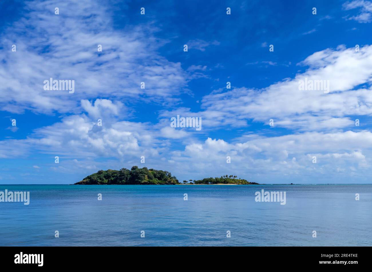 Small island near Nacula, Fiji, South Pacific Stock Photo - Alamy