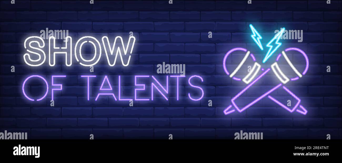 Talents show Stock Vector Images - Alamy