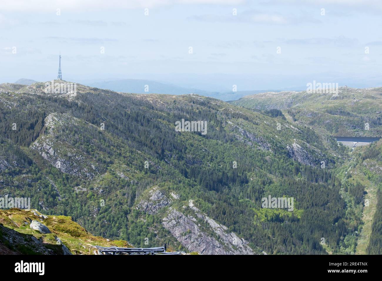 View from Mount Floyen, Bergen Stock Photo - Alamy
