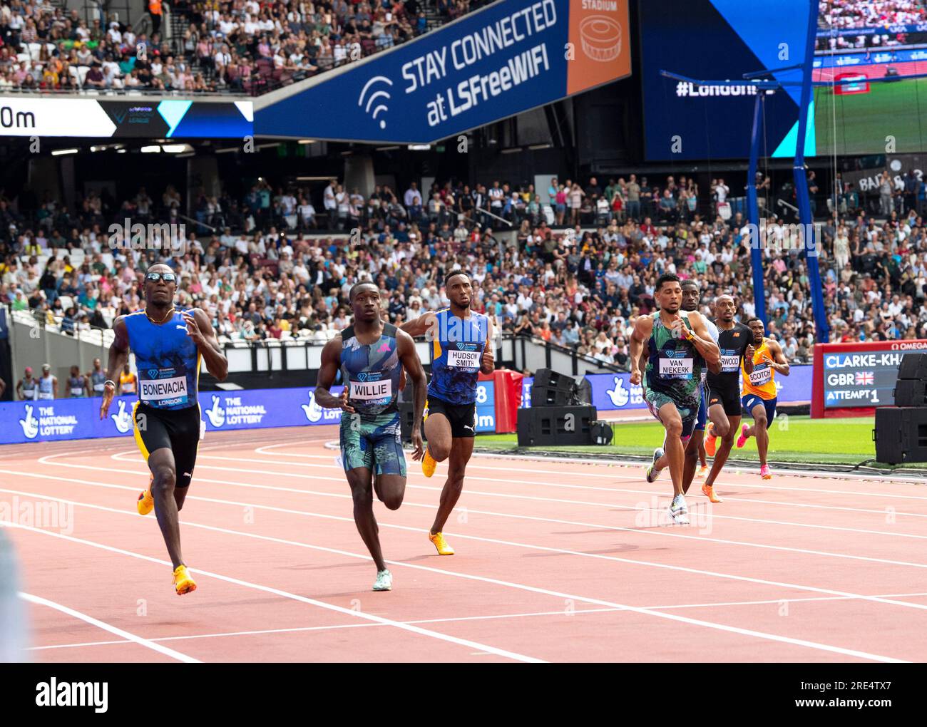 Liemarvin Bonevacia of the Netherlands, Ryan Willie of the USA, Matthew ...