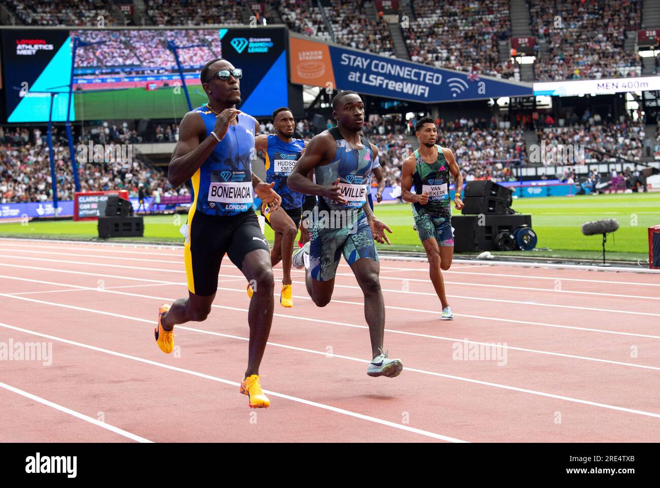 Liemarvin Bonevacia of the Netherlands, Ryan Willie of the USA and ...