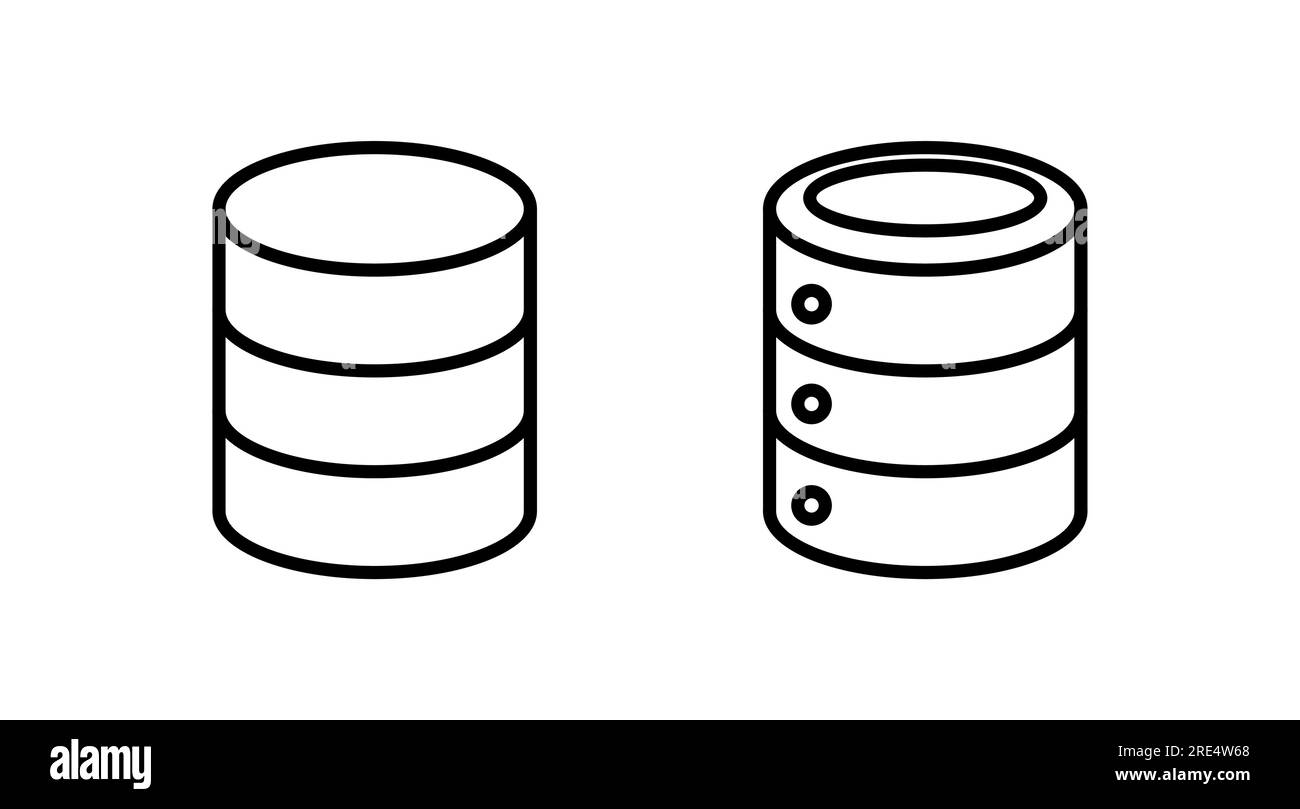 Database icon vector. server icon. storage Stock Vector Image & Art - Alamy
