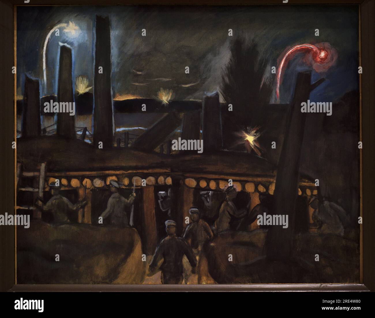 Jazeps Grosvalds (1891-1920). Latvian painter. Christmas Battles, 1916 ...