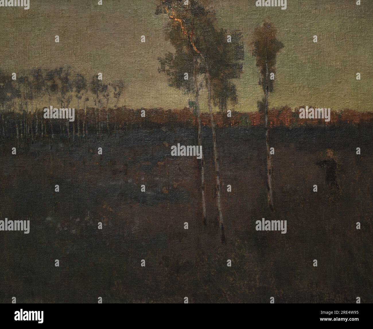 Janis Valters (Johann Walter) (1869-1932). Baltic German artist. Lonely ...