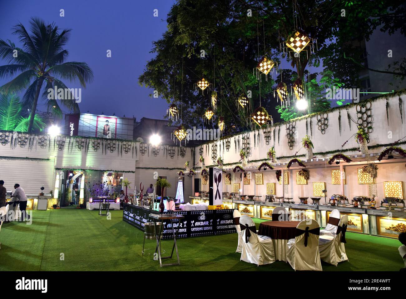 Decoration of wedding ceremony at Kolkata Stock Photo - Alamy
