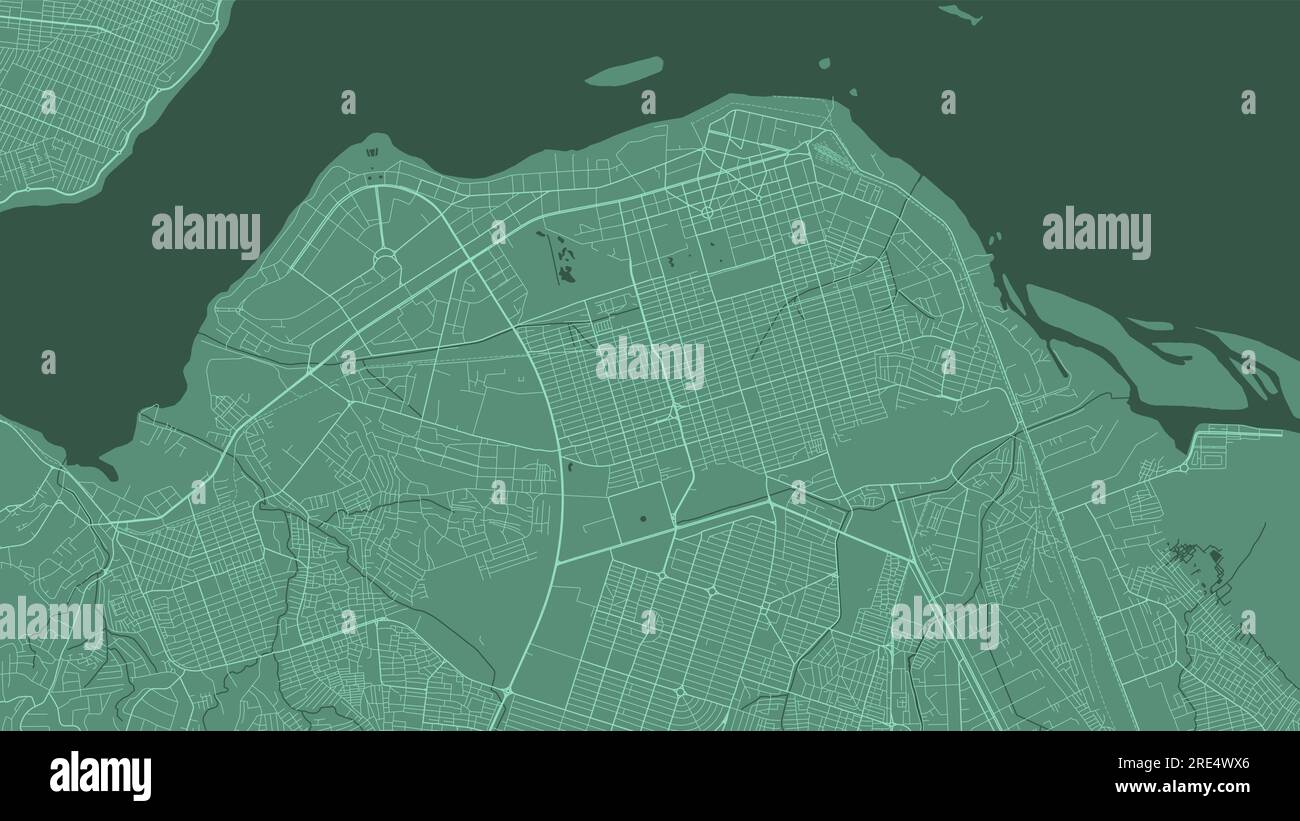 Background Kinshasa map, Democratic Republic of Congo, green city ...