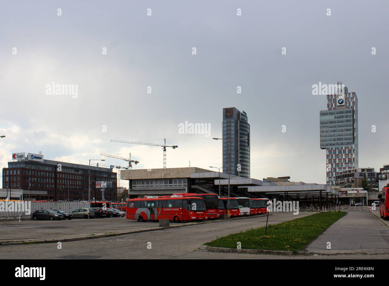 Old Bus Station in Bratislava Stock Photo - Alamy
