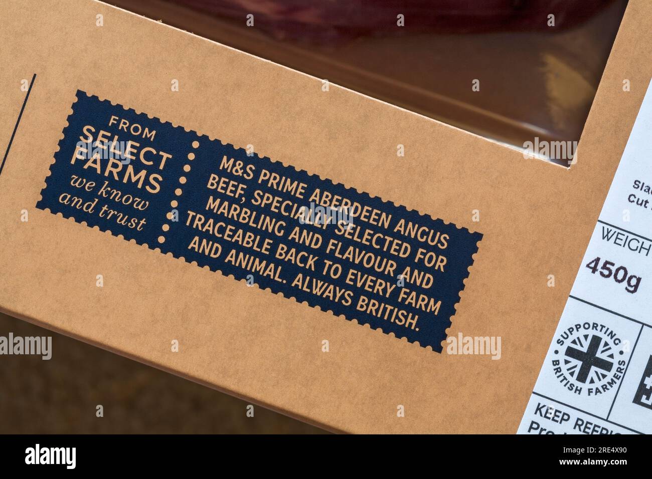 M&S prime Aberdeen Angus beef, specifically selected for marbling and ...