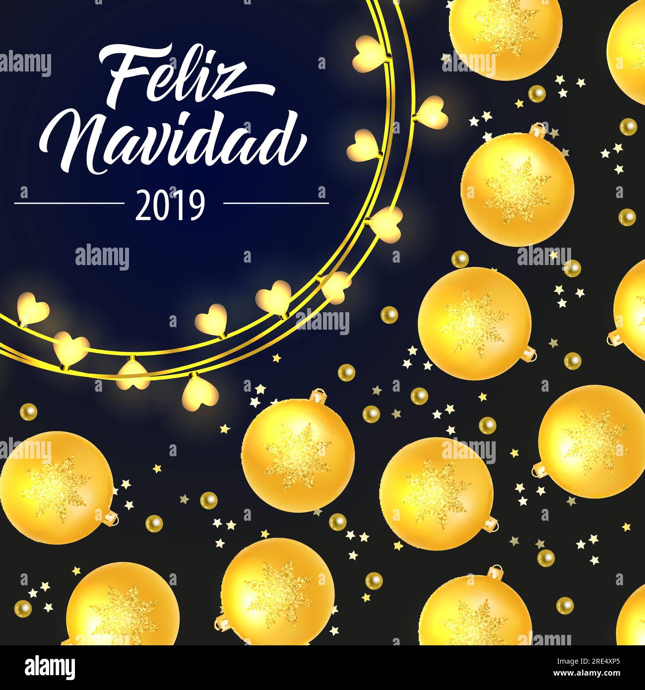 Feliz navidad lettering template hi-res stock photography and images ...