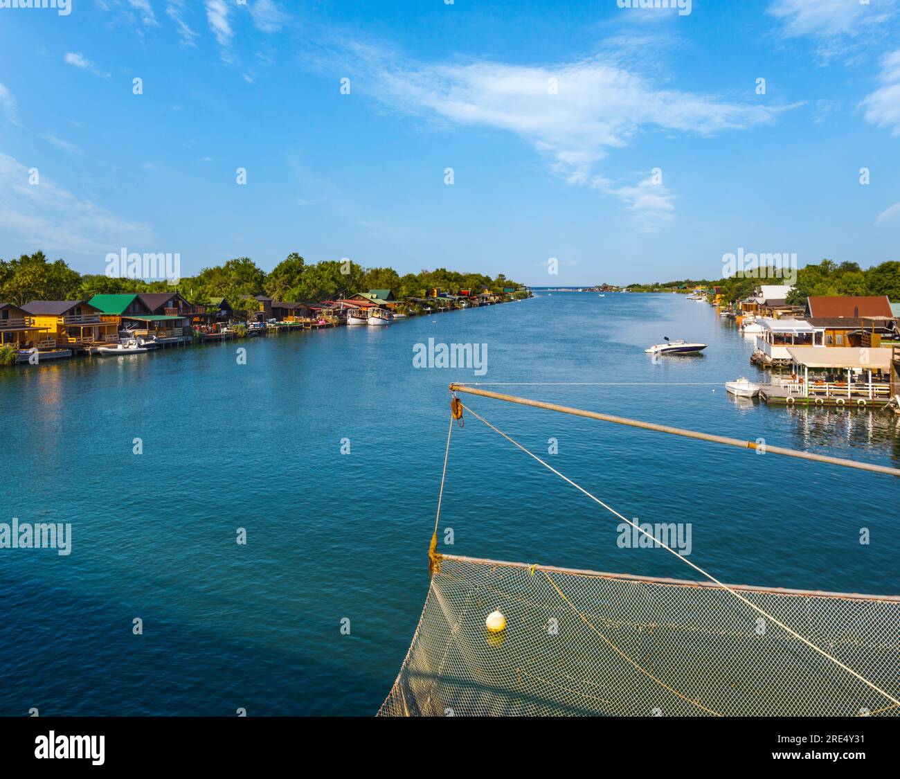 Bojana river delta and Ada Island in Ulcinj, Montenegro. - Popular ...