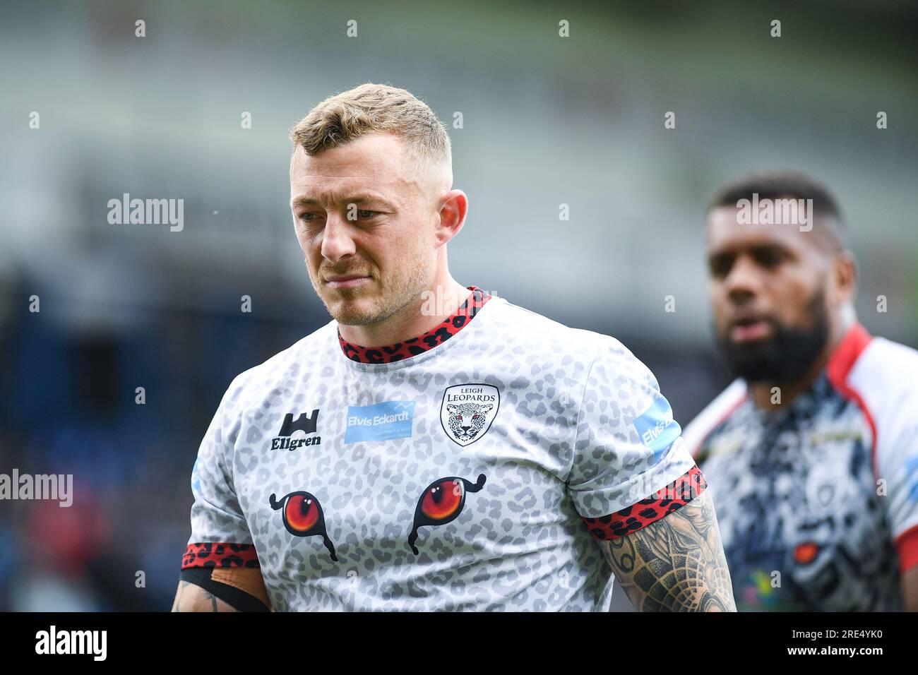 Leeds, England - 23rd July 2023 - Josh Charnley of Leigh Leopards ...