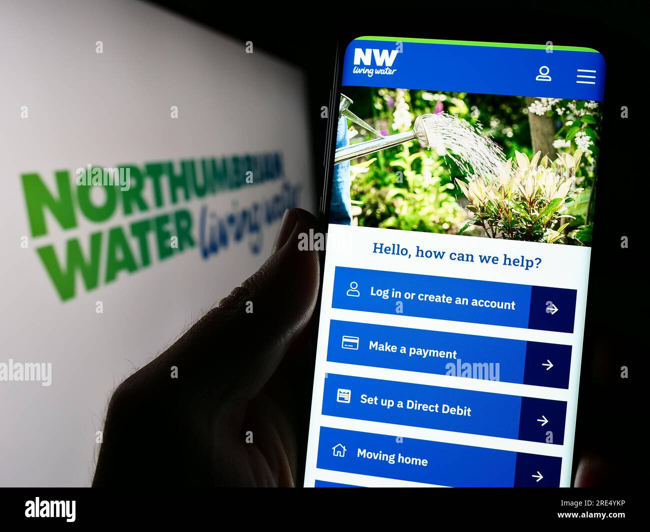 Northumbrian water logo hi-res stock photography and images - Alamy
