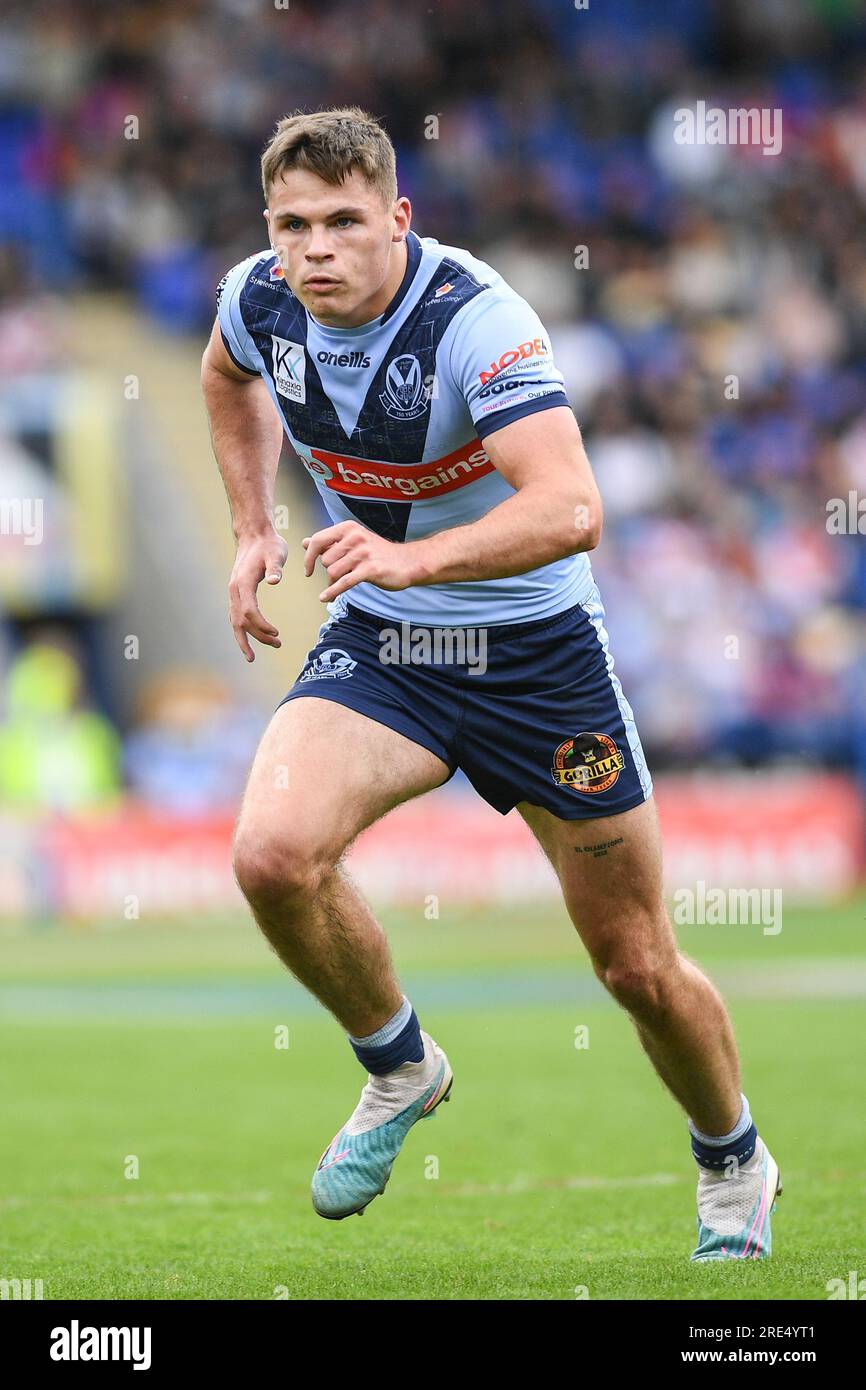 Warrington, England - 22nd July 2023 - Jack Welsby of St Helens ...