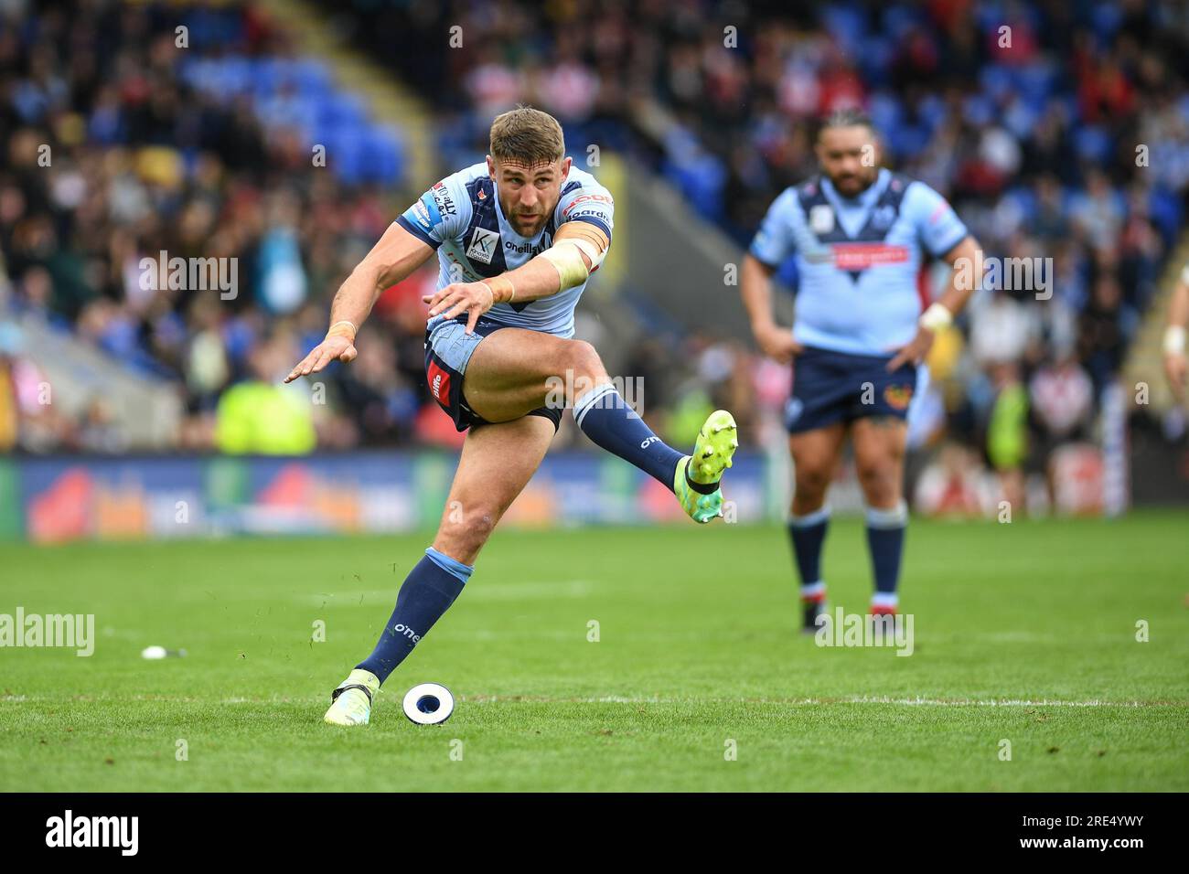 Warrington, England - 22nd July 2023 - Tommy Makinson of St Helens ...