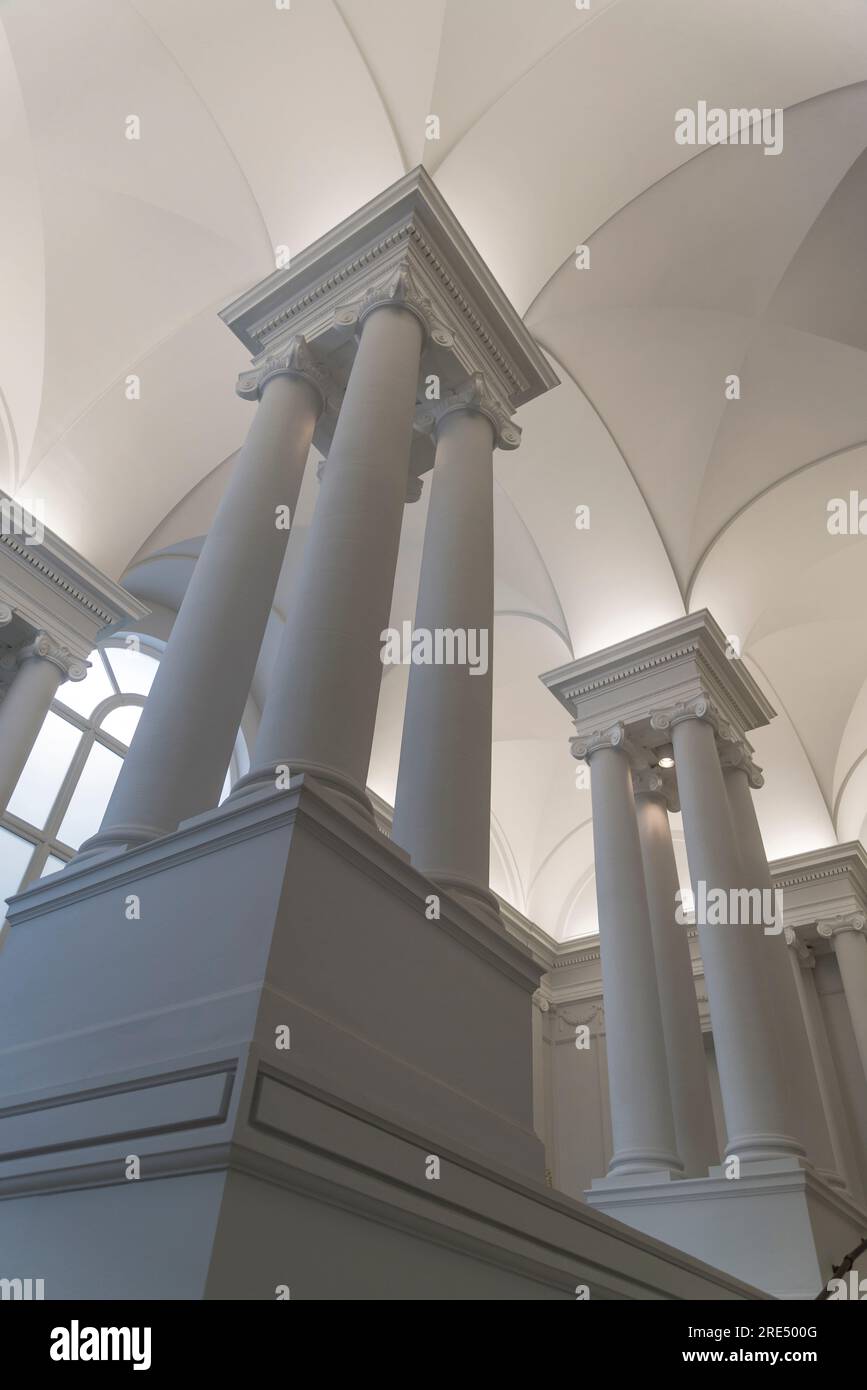 Neoclassical interior of the Old Masters Museum, , Royal Museums of ...