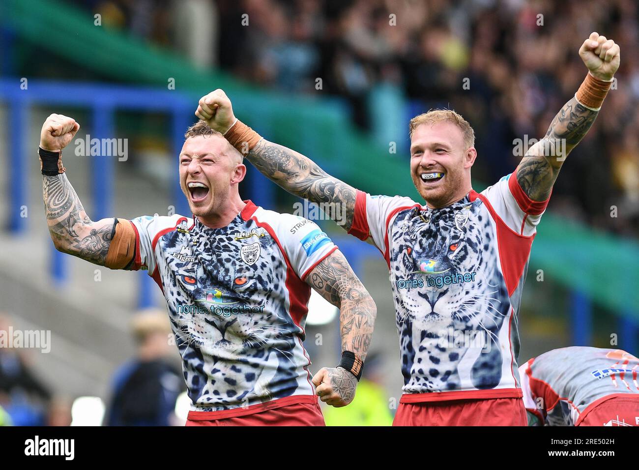 Warrington, England - 22nd July 2023 - Josh Charnley of Leigh Leopards ... Warrington, England - 22nd July 2023 - Josh Charnley of Leigh Leopards ...