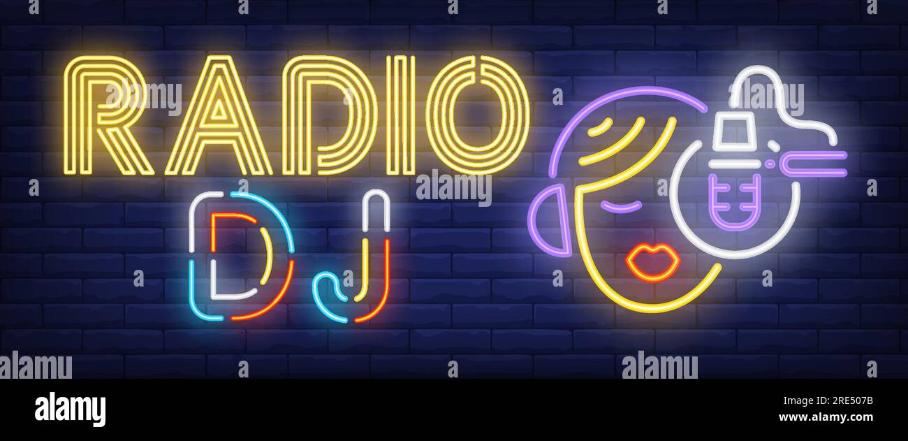 Radio dj on air Stock Vector Images - Alamy