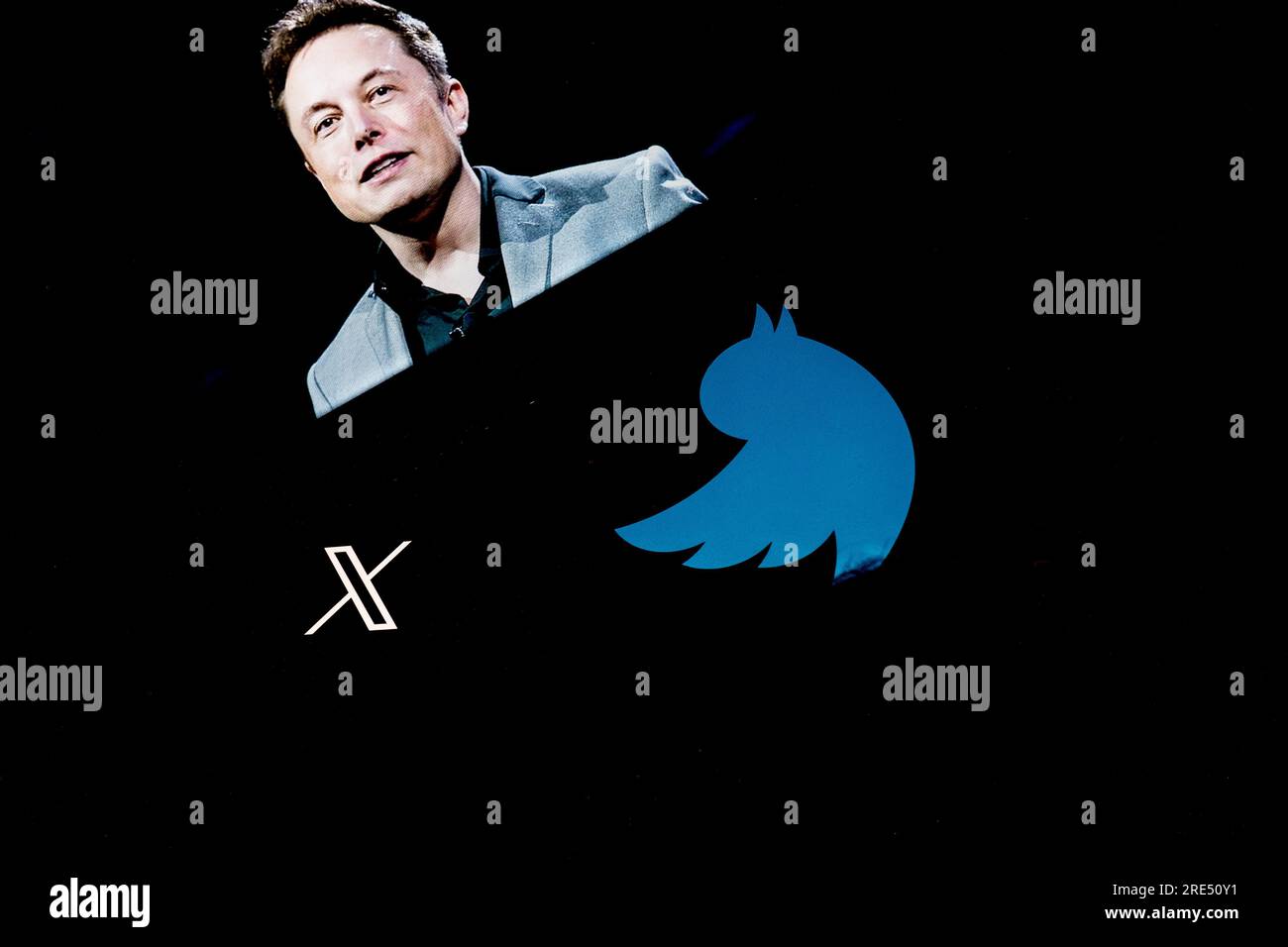 Rome, Italy. 25th July, 2023. In this photo illustration, a picture of ...