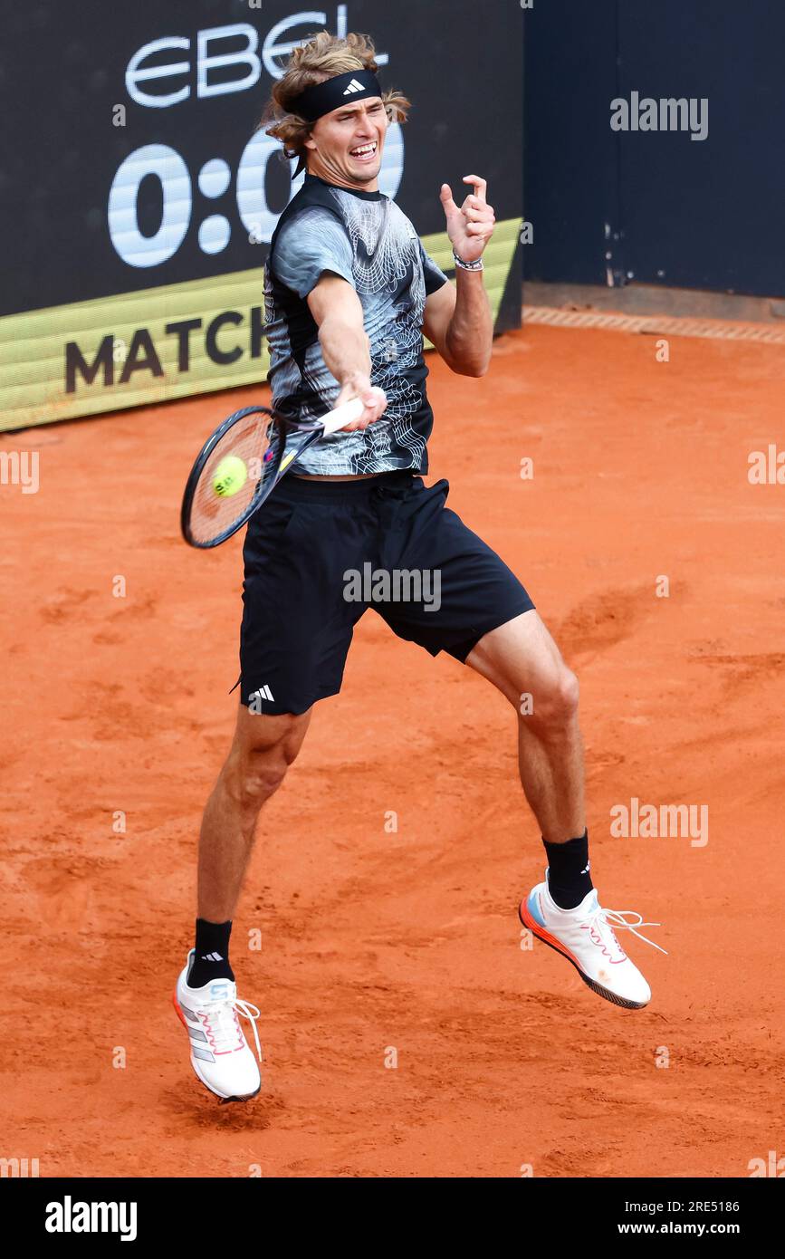 Hamburg, Germany. 25th July, 2023. Tennis: Hamburg European Open (ATP Tournament), Rothenbaum ...