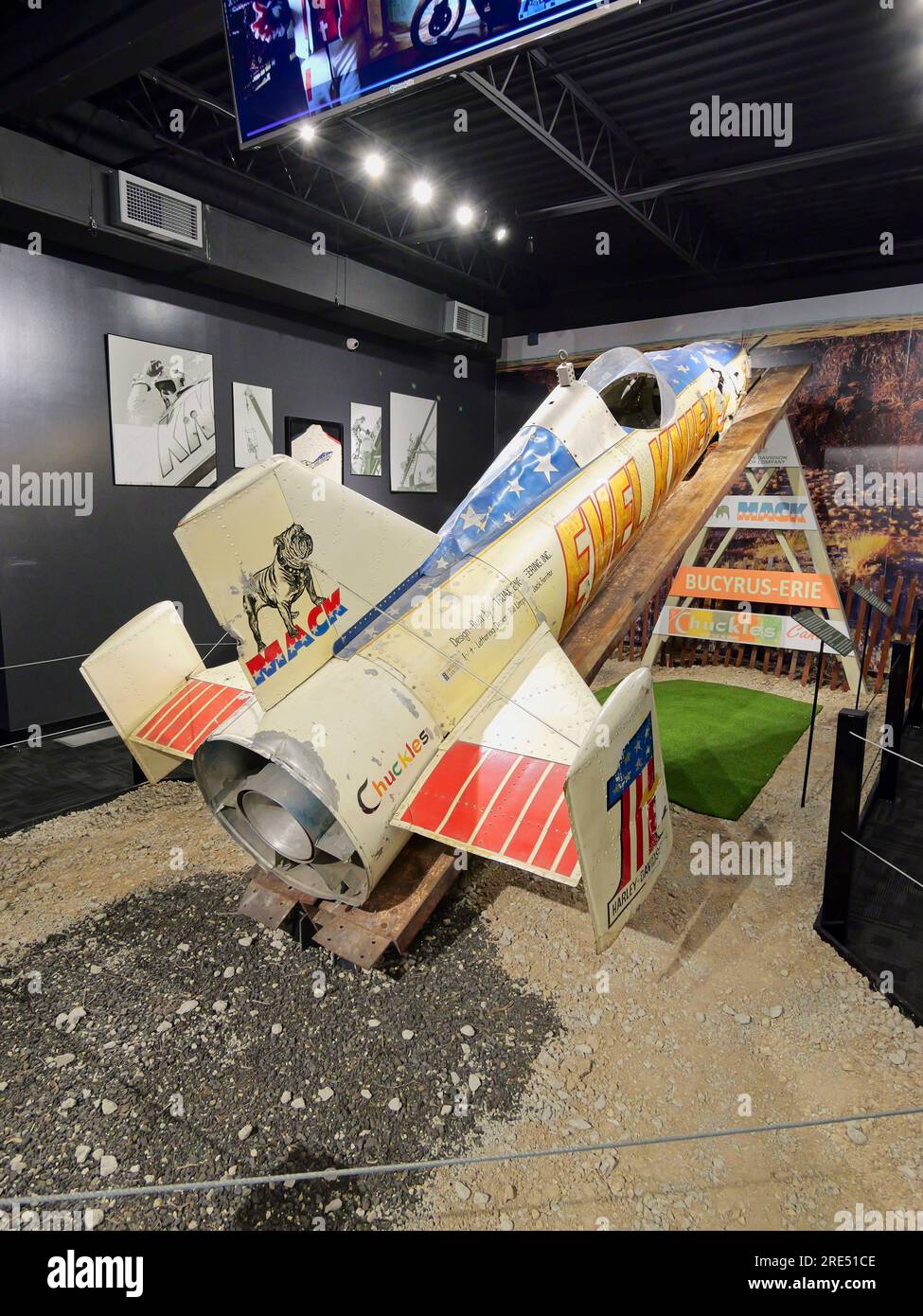 Topeka, Kansas - July 22, 2023: Evel Knievel Museum in Topeka, KS Stock ...