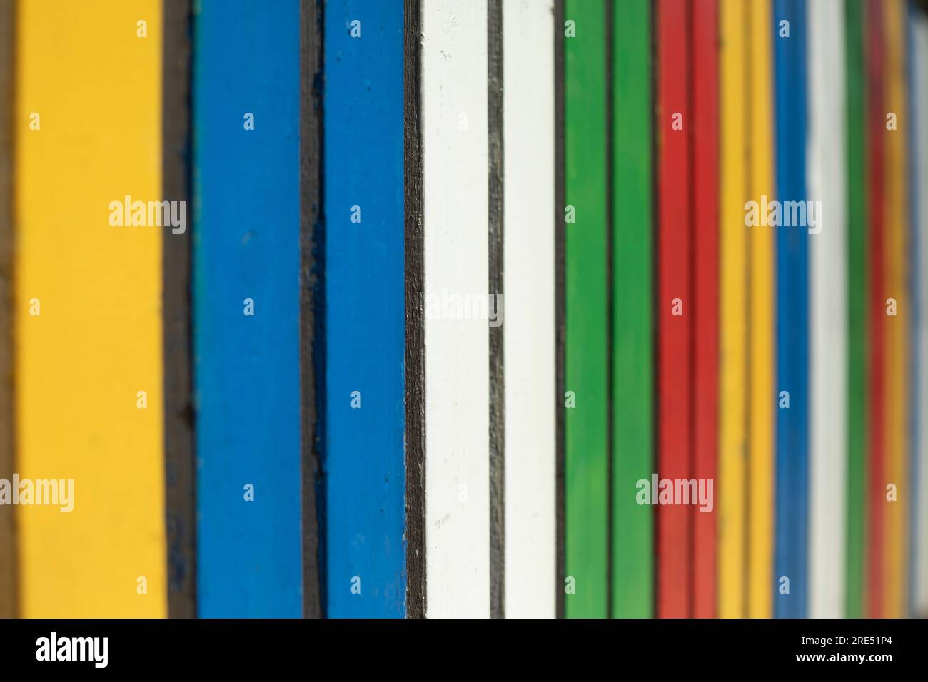 Target boards. Painted fence. Bright background. Yard Details Stock ...