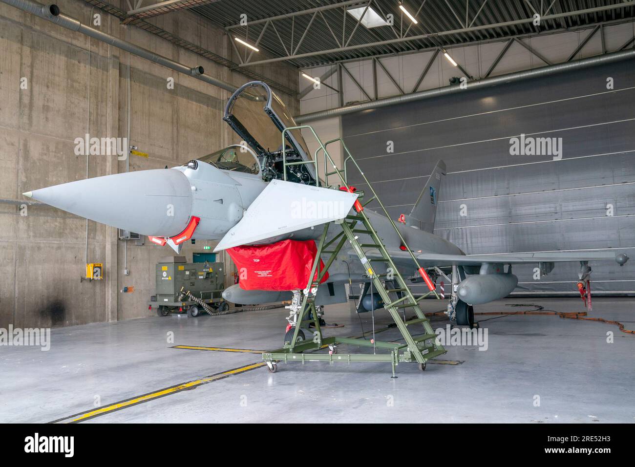 An RAF Eurofighter Typhoon jet, part of the Royal Air Force (RAF)140 ...