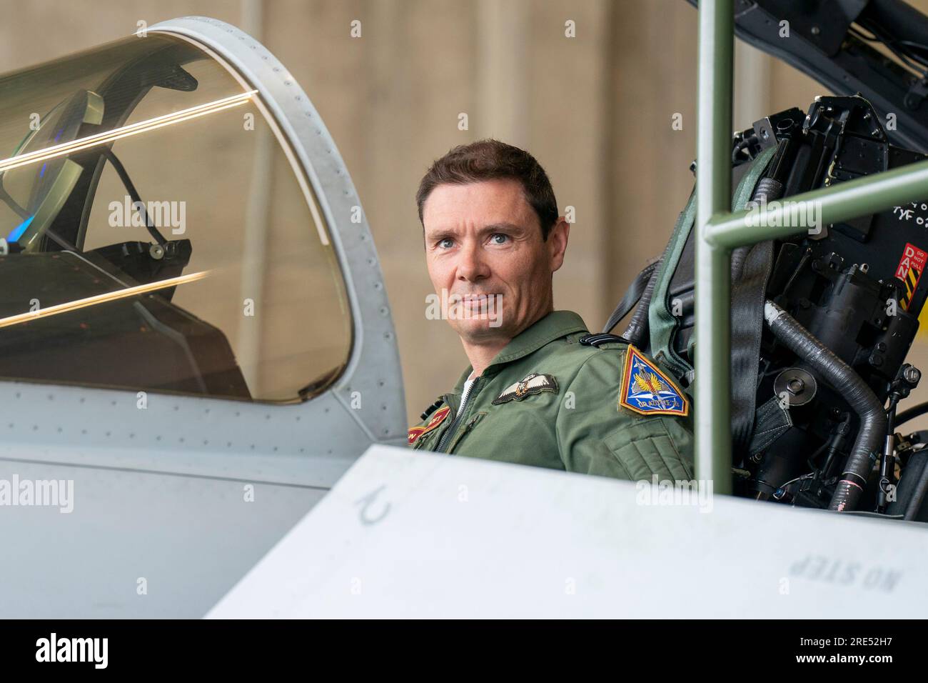 Officer Commanding 1 (Fighter) Squadron Wing Commander John Cockcroft ...