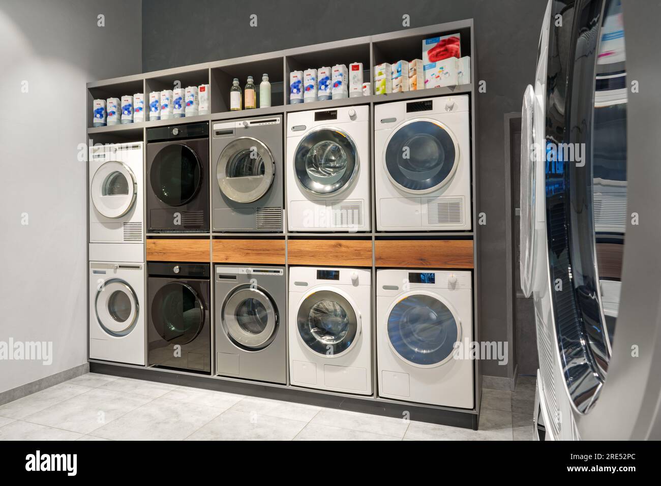 Washing machines and drying machines home appliance retail store ...