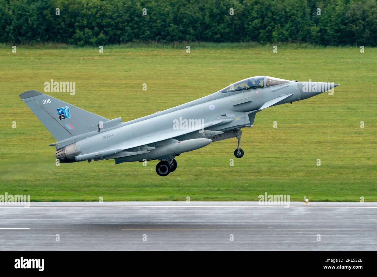 RAF Eurofighter Typhoon jet, part of the Royal Air Force (RAF)140 ...