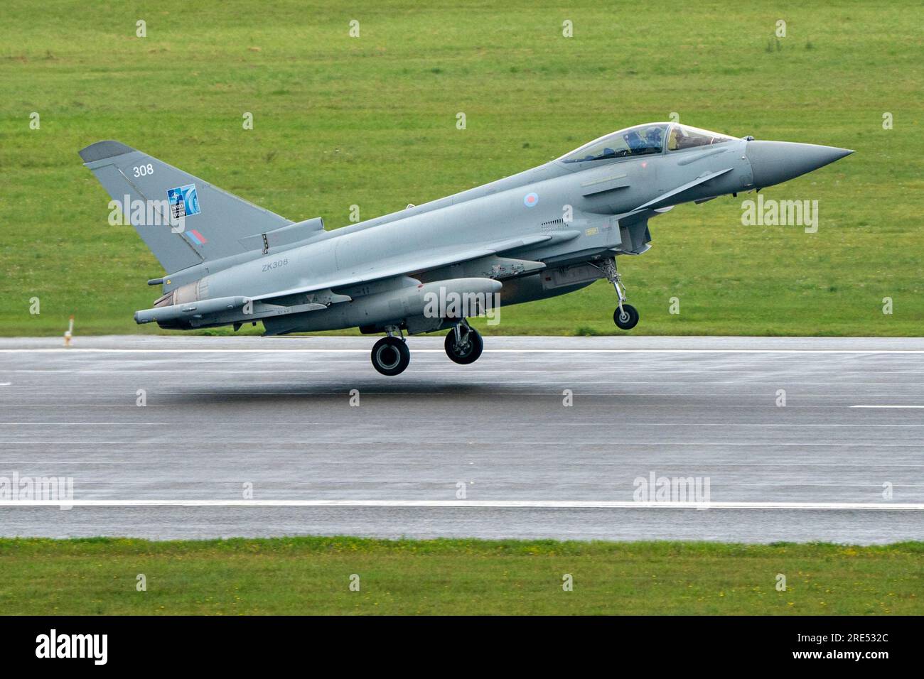 RAF Eurofighter Typhoon jet, part of the Royal Air Force (RAF)140 ...